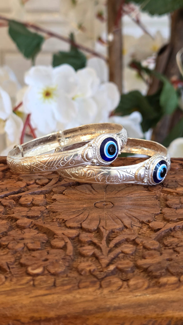 Pure Silver Pasni Bala Evil Eye – House of Nepal