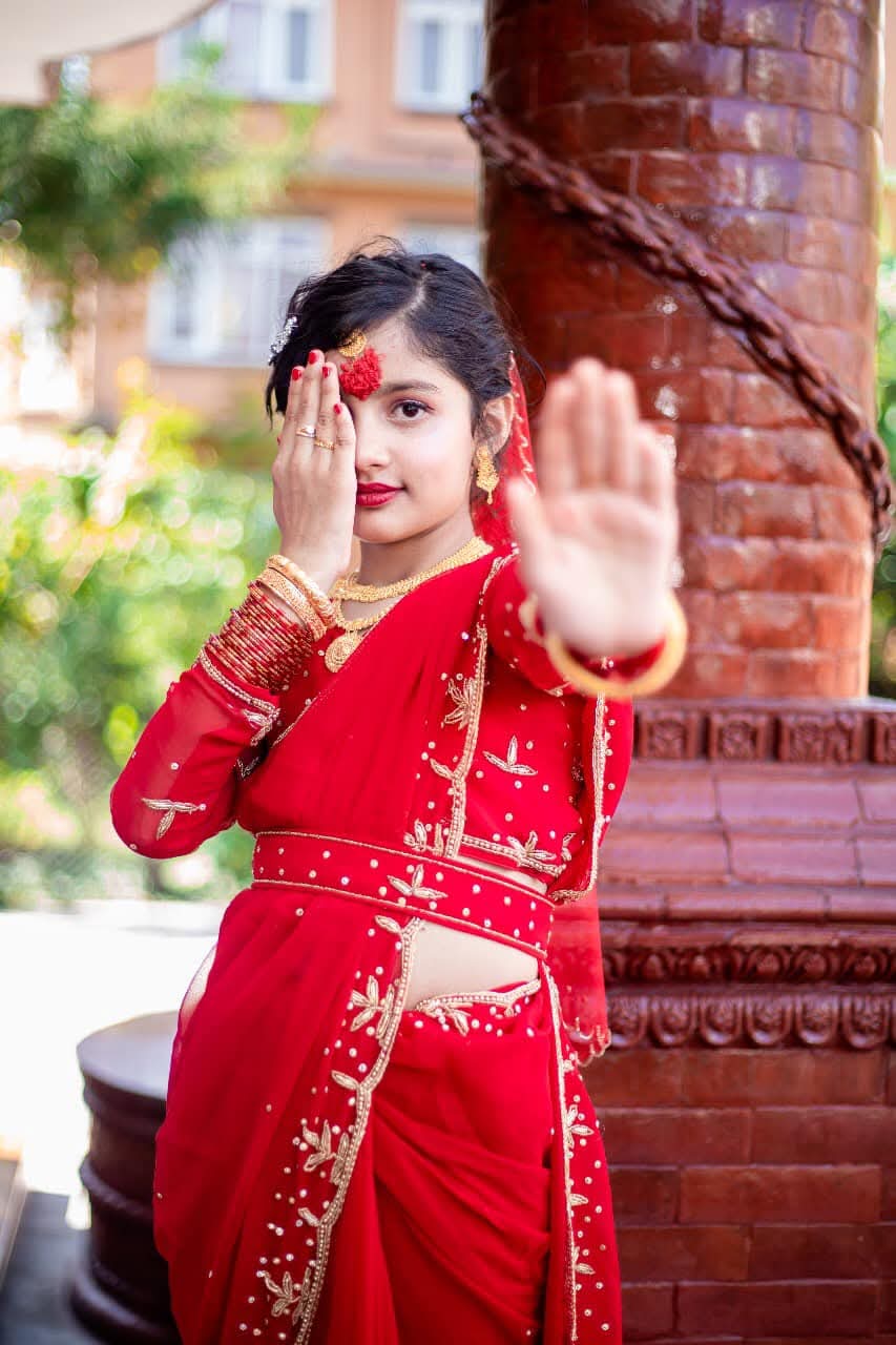 Gunyo Cholo Dress – House of Nepal