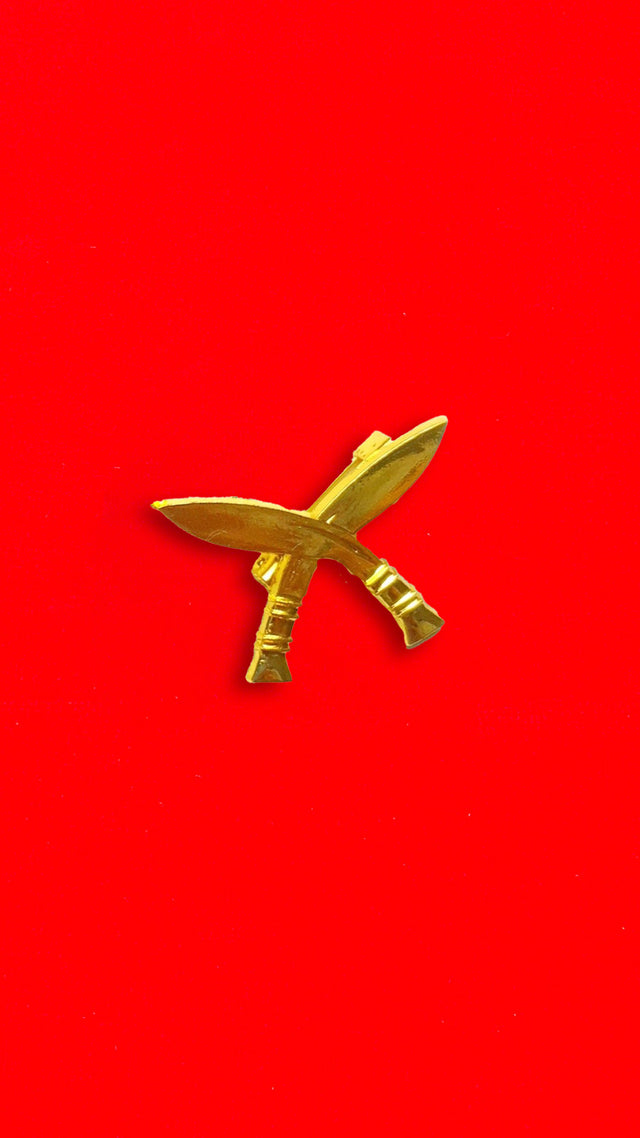 Cross Khukuri Brooch – House of Nepal